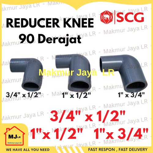 Jual Reducing Elbow 3/4 x 1/2 - 1" x 1/2" - 1 x 3/4" Reducer Knee Keni ...