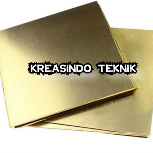 Jual Plat Kuningan Lembaran 6mm x 365mm x 1200mm - Brass Plate ...