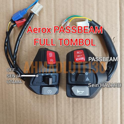 Jual Saklar Aerox Dim Passbeam ORI PNP Mio jupiter Z Mx Xeon Soul GT ...