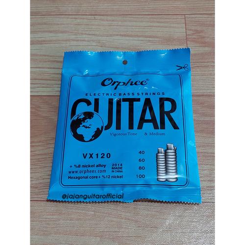 Jual Senar Bass Elektrik Original Orphee VX 120 4 Strings Ukuran 40 / ...