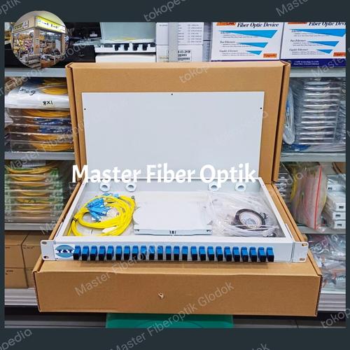 Jual OTB RACKMOUNT 24 CORE SC UPC SINGLEMODE LENGKAP PIGTAIL ODF 24 ...