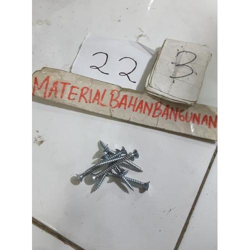 Jual skrup gypsum 6mm x 2 inch hitam sekrup gipsum skrup baut dry wall ...