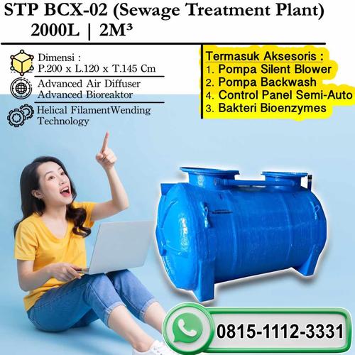 Jual TANGKI IPAL BIOFIL BIOTECH 2.000 Liter 2M3 / STP BIOTANK - Kab ...