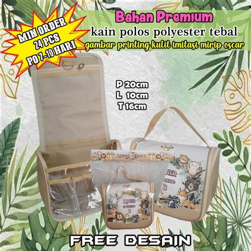Jual toiletries bag tema animal custom lucu - Kab. Kudus - Tas Souvenir ...