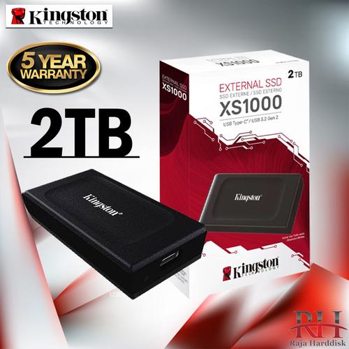 Promo Kingston SSD XS1000 2TB USB C Portable Ext 2TB Garansi RESMI 5 ...
