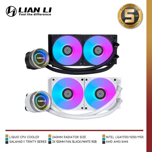 Promo LIAN LI Galahad II Trinity 240 | High Performance RGB Fan - Putih ...