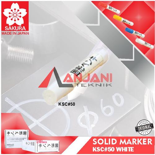 Jual SAKURA SOLID STEEL MARKER WHITE SPIDOL PERMANEN PENANDA BESI PUTIH ...