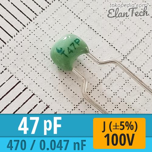 Jual 47pF / 470 MLCC Torch Ceramic Capacitor 47 pF Kapasitor ElanTech ...