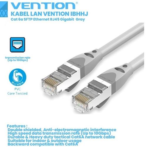 Jual Vention KABEL LAN IBH Cat6a SFTP Cat6 Gray 25M 30M 40M 50M - 25meter - Jakarta Selatan ...