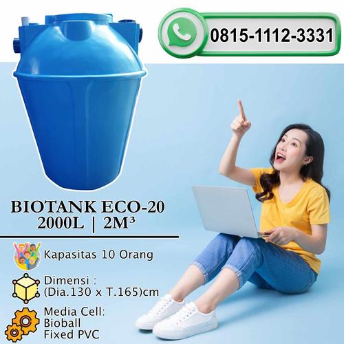 Jual TANGKI BIOFIL KAPASITAS 2000 Ltr 2M3 / BIOTECH BIOTANK - Kab ...