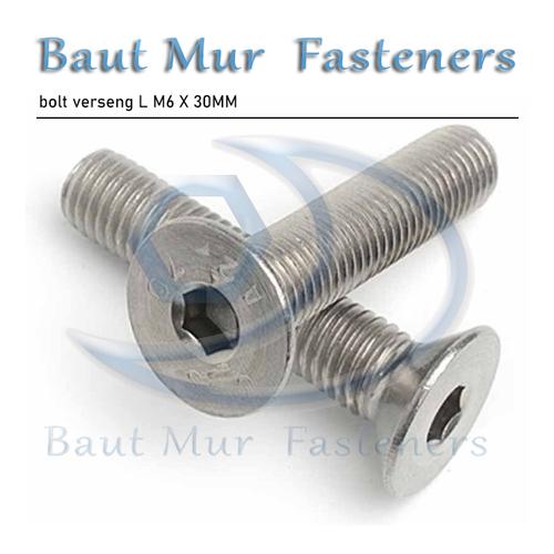 Jual Baut Verseng L M6 x 30 ss304 - sus304 - stainless - Jakarta Pusat - baut mur fasteners ...