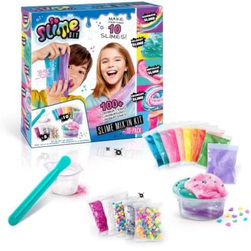Jual Mainan Kreatif Anak DIY Slime Mix in Kit 10 Pack Multi Kombinasi ...