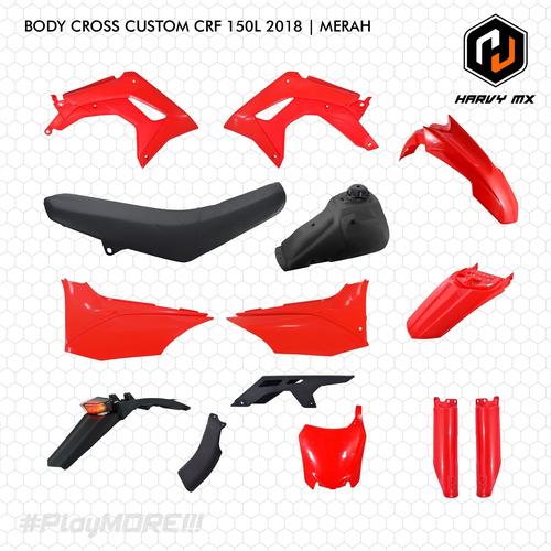 Jual BODY FULL SET CRF 150 L BODY SET PNP CRF 150L HRV - Hitam - Kab ...