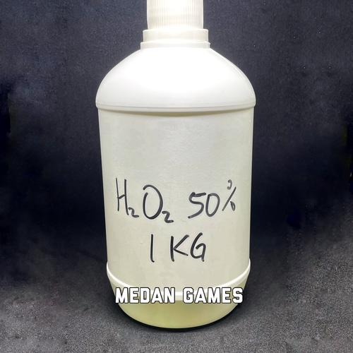 Jual H2O2 50% / Hydrogen Peroxide / Hidrogen Peroksida Teknis 50% 1 Kg ...