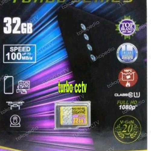 Jual V-gen Micro SD Vgen 32GB Class 10 TURBO SERIES Memory Card ORI ...