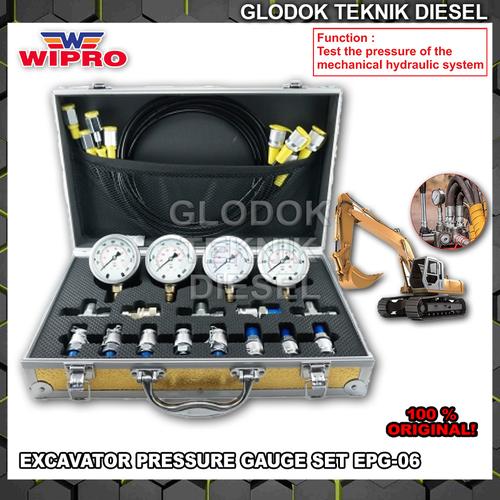 Jual Wipro Hydraulic Excavator Pressure Gauge Set Kit EPG-06 EPG06 ...