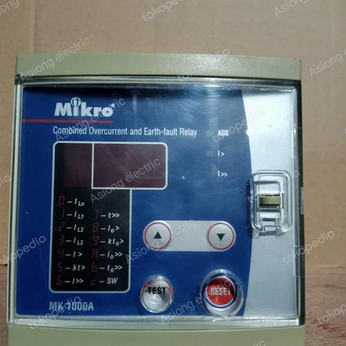 Jual MIKRO MK1000A-COMBINED OVERCURNT & EARTH FAULT RLY 240VAC - Kab ...