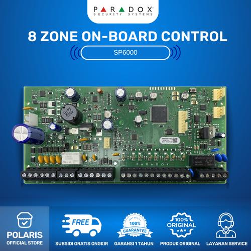 Promo Panel Alarm 8 zone PARADOX SP6000 Control Panel Board exp. to 32 ...
