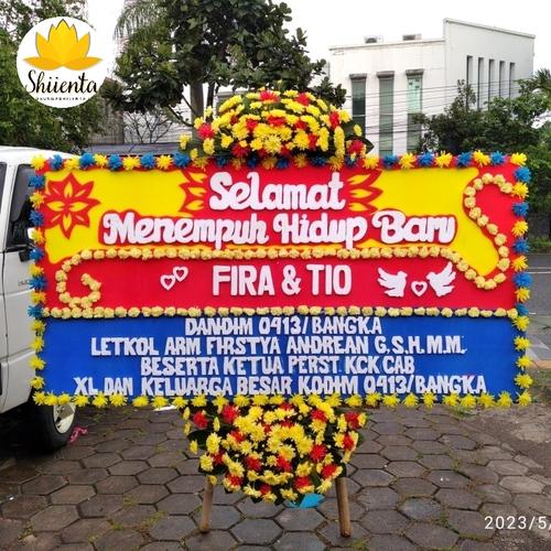Jual Bunga papan ucapan Happy Wedding - Kota Bandung - Shiienta Florist ...