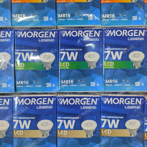 Jual SPOTLIGHT LED 7W 220V e27 MORGEN / LAMPU SOROT LED 7W 220V E27 ...