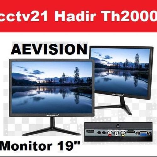 Jual TV AEVISION Monitor LCD 19"Inch input HDMI A BNC RCA Garansi 1 ...
