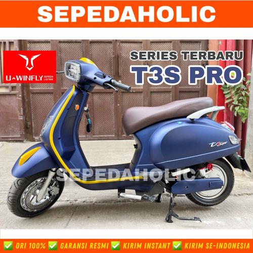Jual Sepeda Motor Listrik UWINFLY T3 PRO 1200 Watt Double Disc Brakes ...