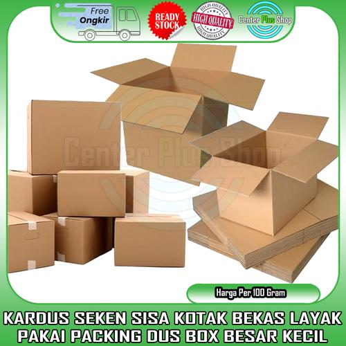 Jual KARDUS BEKAS KOTAK PACKING PACKAGING PINDAHAN DUS BOX PER 100 GRAM ...