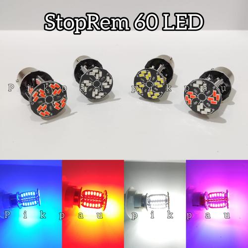 Jual Lampu StopRem Belakang 60 Led 2 kaki Senja Biru Merah Putih - Biru ...