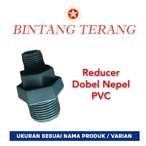 Jual double nepel 3/4 x 1/2 pvc / double drat luar / dobel nepel 3/4 x1 ...