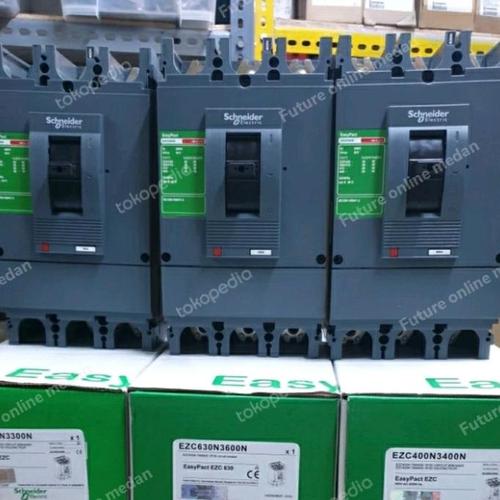Jual Mccb Schneider Easypact Ezc400N 3P Ezc 36 Ka 300 320 350 400 Amper ...
