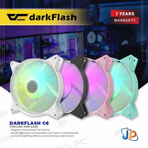 Jual darkFlash C6 ARGB Led Cooler Fan Case - Fan Casing 12cm 3 Pack ...