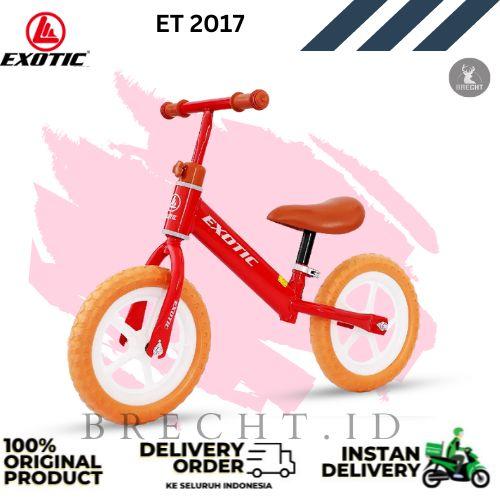 Jual Sepeda Balance Bike Push Bike EXOTIC ET 2017 Sepeda Keseimbangan ...