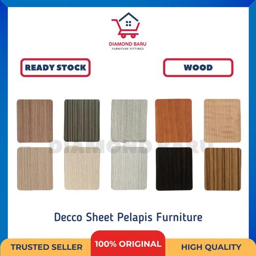 Jual PVC Sheet Decco Sheet Pelapis Furniture Motif Kayu 124cm x 100cm ...