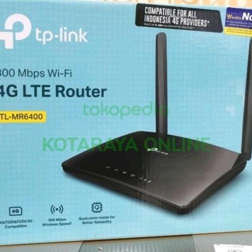 Jual TP LINK TP-LINK TL-MR6400 300MBPS WIRELESS N 4G LTE WIFI ROUTER ...