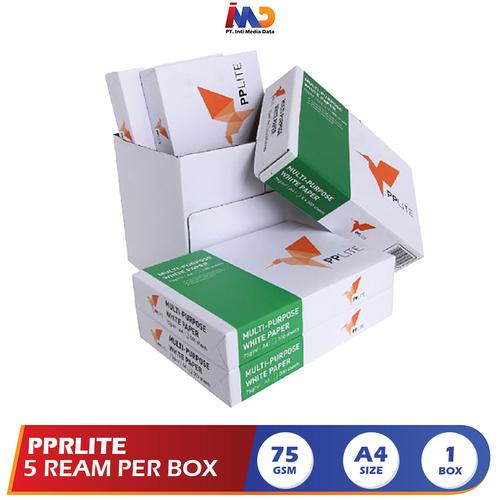 Jual PP Lite Kertas A4 75gr Copier 1 Box (2500 lembar) Kertas HVS ...