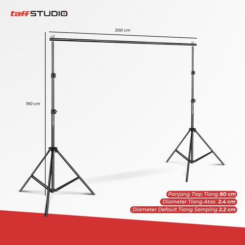 Jual Bracket Stand Tiang 3m untuk Backdrop Foto Studio Foto Booth ...
