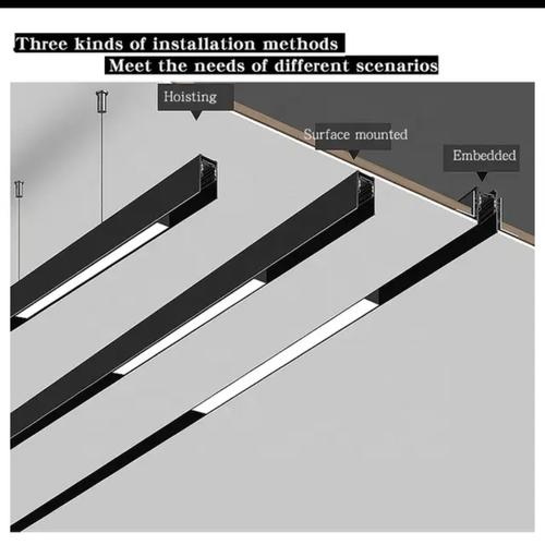 Jual LED Magnetic Track Rell TrackLight Magnetic Outbow dan Inbow - 3m ...