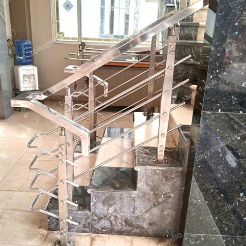 Jual Railing Tangga Stainless Pegangan Tangga Stainless Reling Tangga ...