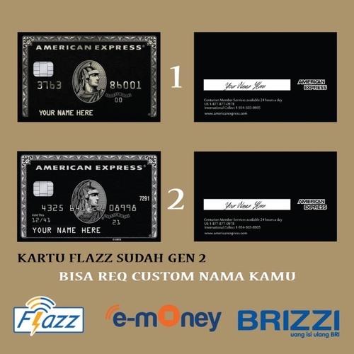 Jual Kartu Flazz BCA Gen 2 custom print 2 sisi saldo 0 / Flazz BCA GEN ...