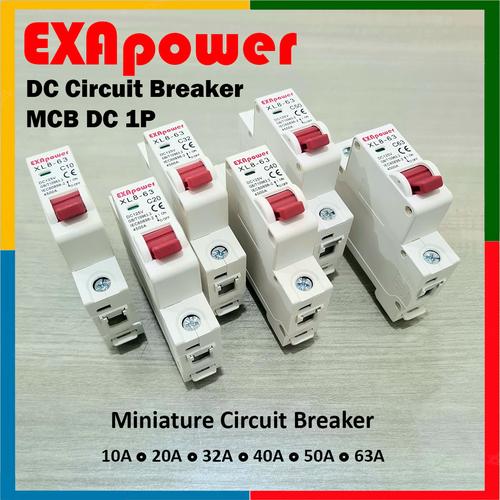 Jual MCB DC 125V 1P 10A 20A 32A 40A 50A 63A 1 Pole Circuit Breaker PV ...