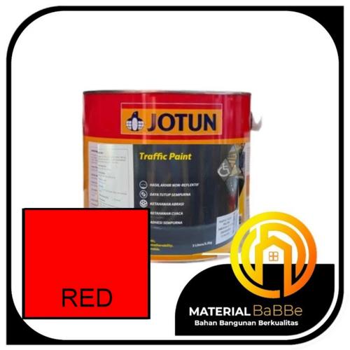 Jual Jotun Traffic Paint Red 3 Liter | Cat Marka Jalan Trotoar Warna ...