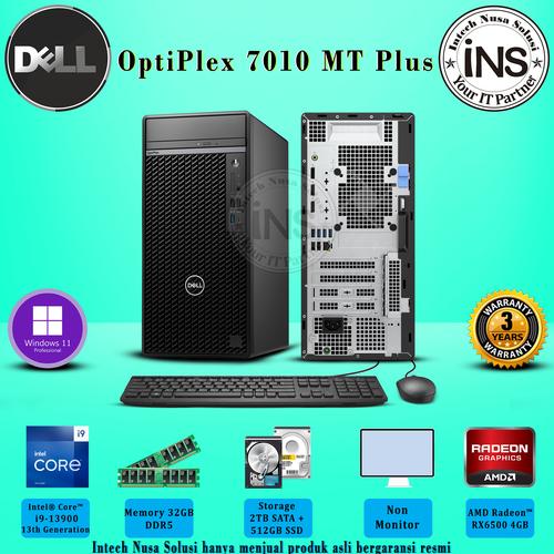 Jual CPU DELL OptiPlex 7010 MT PLUS i9-13900 32GB 2TB+512GB RX6500 4GB ...