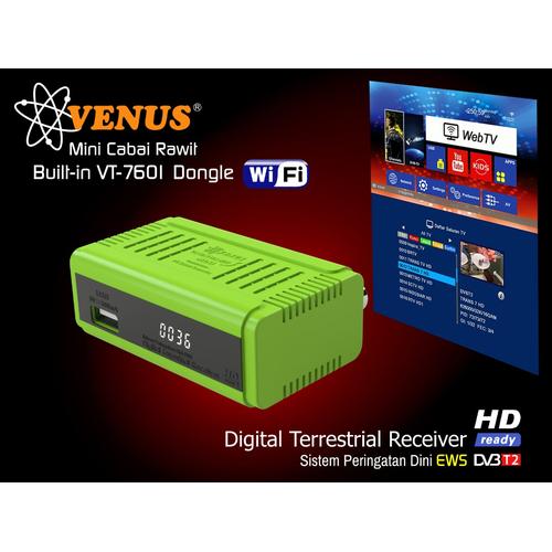 Jual Set Top Box TV Digital Venus Cabai Rawit Mini / New Brio Mini - CR ...