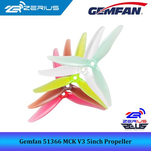 Jual Gemfan Hurricane 51366 MCK ReV3 5inch Propeller - Light Clear - Jakarta Timur - Zerius ...