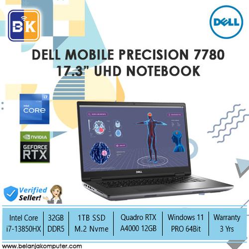 Jual Dell Mobile Precision 7780 i7-13850HX 32GB 1TB SSD RTX 12GB W11P ...