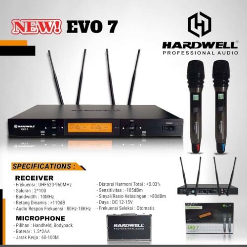 Jual MIC WIRELESS HARDWELL EVO7 GARANSI RESMI 1 THN HARDWELL EVO 7 - Jakarta Barat - Jaya focus ...