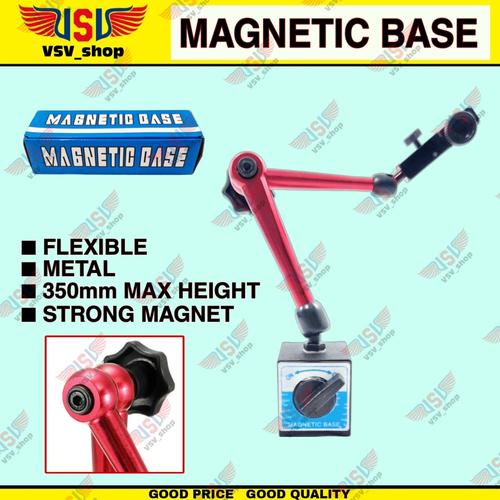 Jual Magnetic Base Flexible Magnetic Stand Dial Indicator Dudukan Dial ...