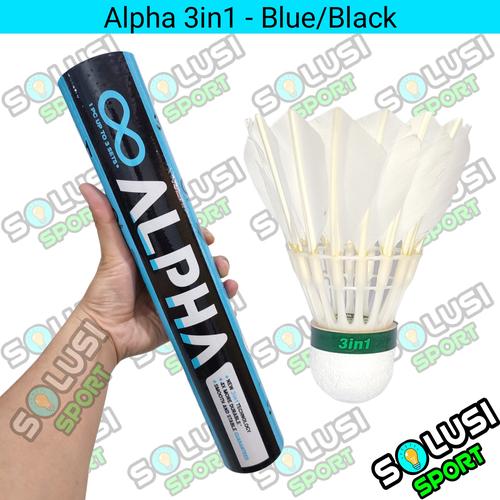 Jual Shuttlecock ALPHA BLUE BLACK Bola Hitam Badminton Bulutangkis ...