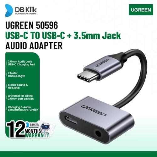 Jual Audio Adapter UGreen Usb-C to Usb-C + 3.5mm Non DAC - Splitter 50596 - Jakarta Pusat ...