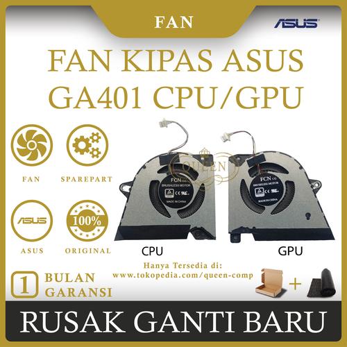 Jual FAN KIPAS LAPTOP ASUS ROG Zephyrus G14 GA401 G401Q (CPU-GPU ...